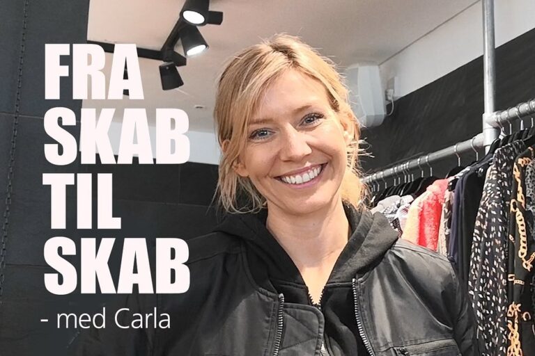 Influencer Carla Mickelborg lægger ansigt til en ny kampagne for Røde Kors Butik Lyngby, som ...